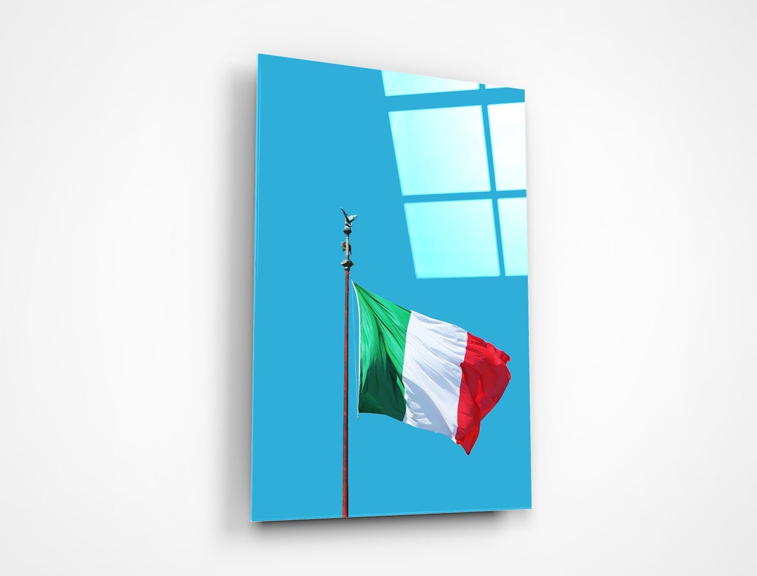 Flag of Mexico Wall Art, Glass Travel Agency Decor, Mexican Home Decor ...