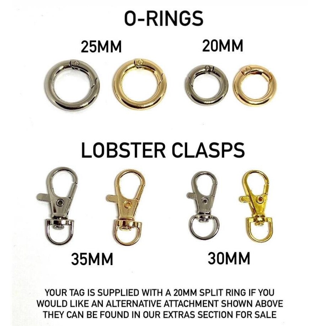 O-rings, Lobster Clasps, Carabiner, Pet ID Tag Clasp, Dog ID Tag Clasp ...