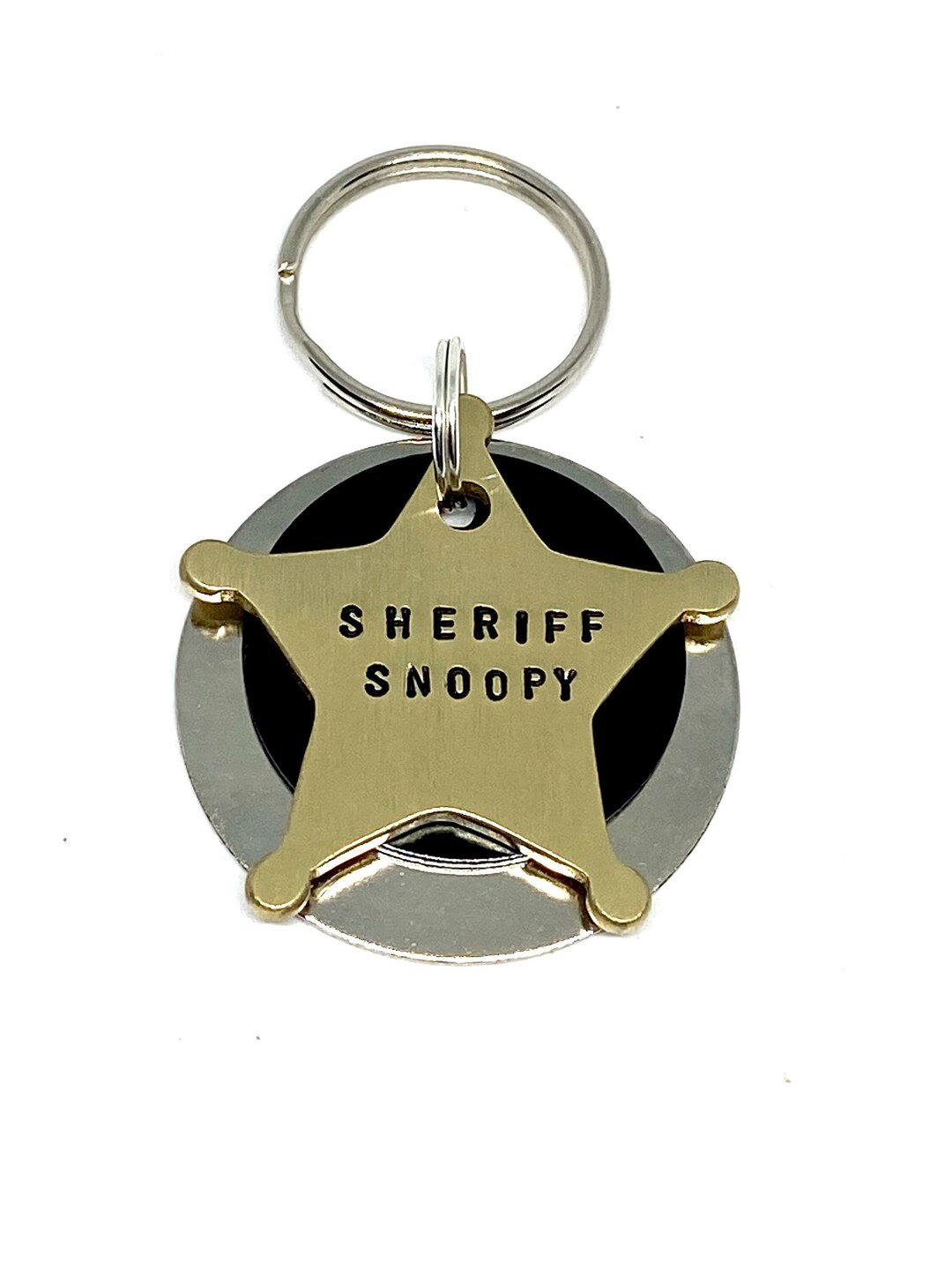 Customised Large sheriff Badge Shape Pet ID Tag/dog ID - Etsy