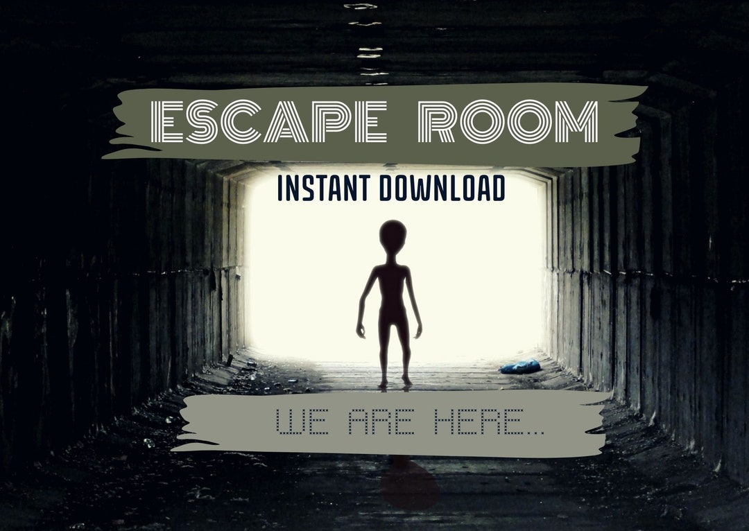 Escape Room UFO Escape Room Kit Printable Escape (Download Now) - Etsy