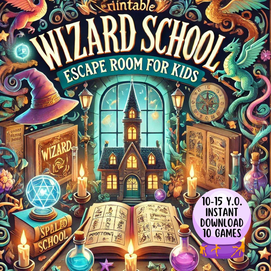Wizard, Escape Room, Escape Room Kids, Kid Escape Room, Scavenger Hunt ...