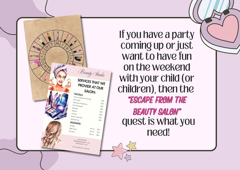 Escape Room, Birthday Girl, Escape Room for Kids - Etsy