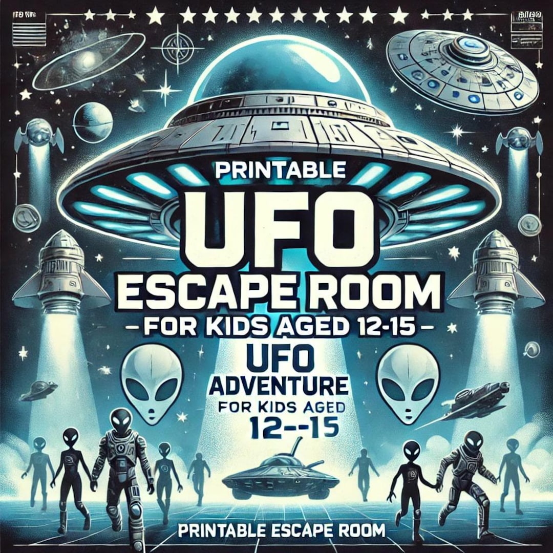 Escape Room, UFO, Escape Room Kit, Printable Escape Room - Etsy