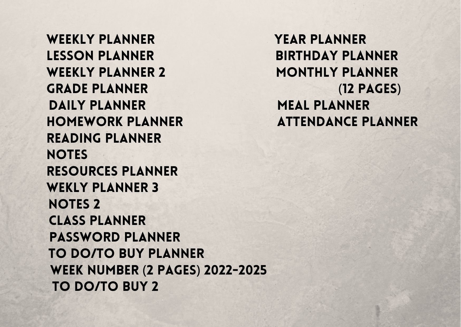 Printable Academic 2022 Planner or Student Planner or Teacher Planner ...
