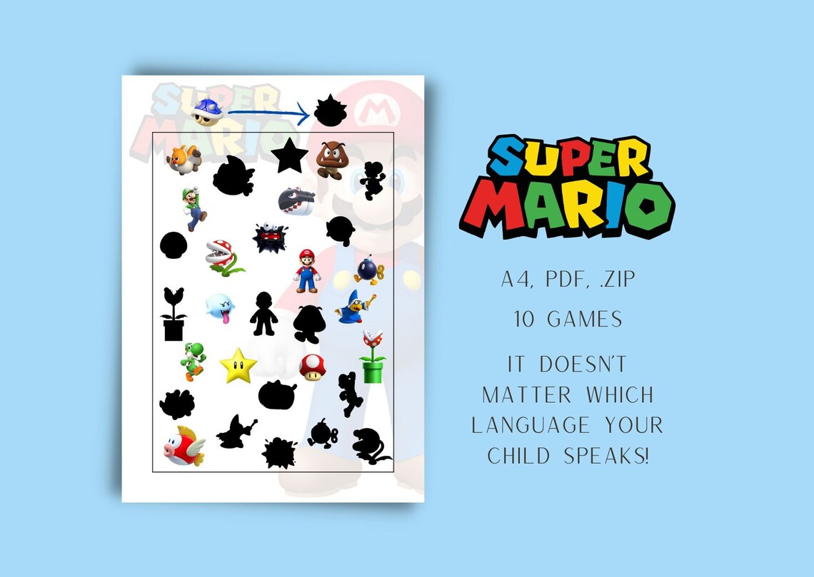 Super Mario, Escape Room, Super Mario Party, Mario Brothers - Etsy