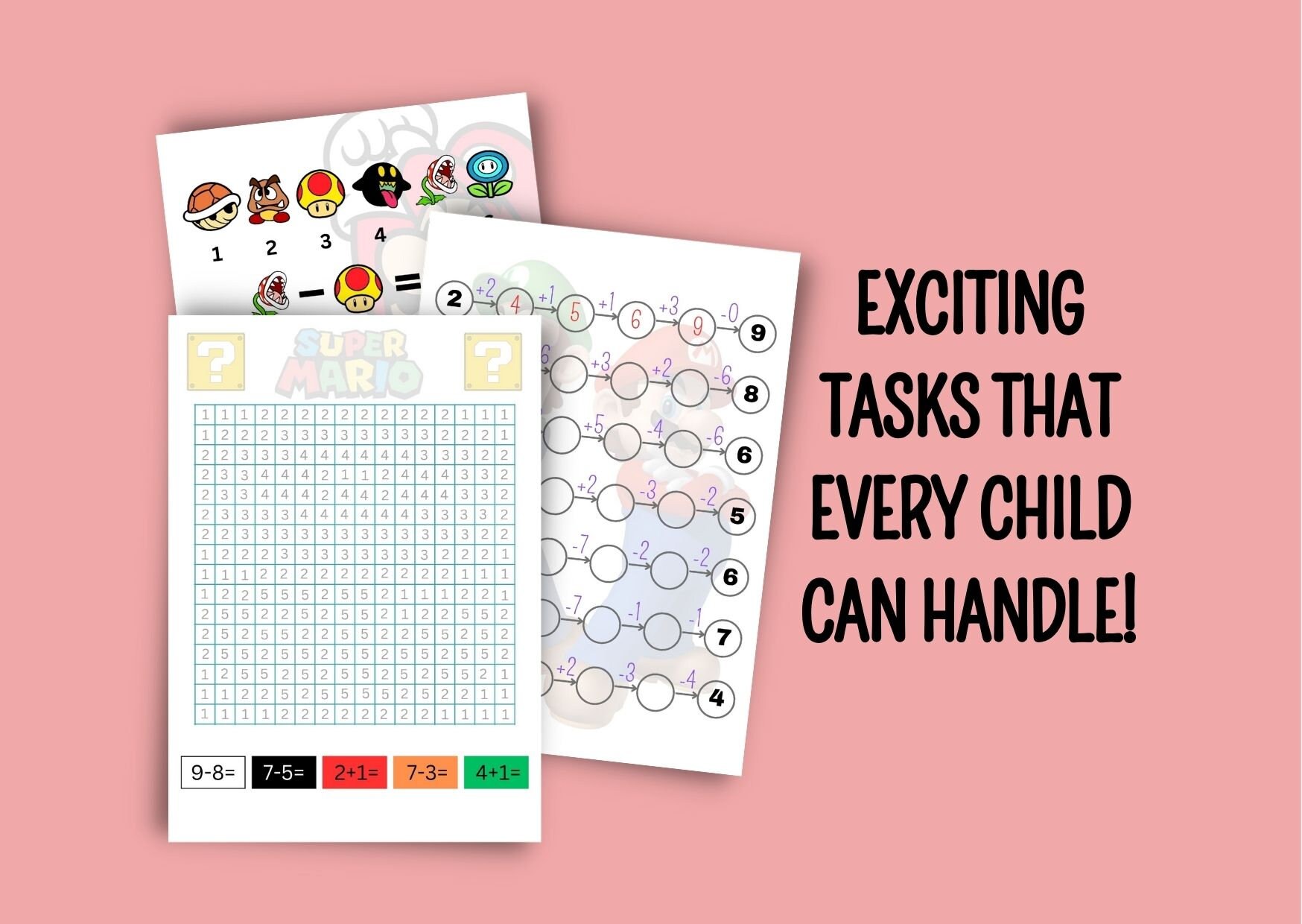 Math, Super Mario, Escape Room, Math Teacher Svg, Math Games - Etsy