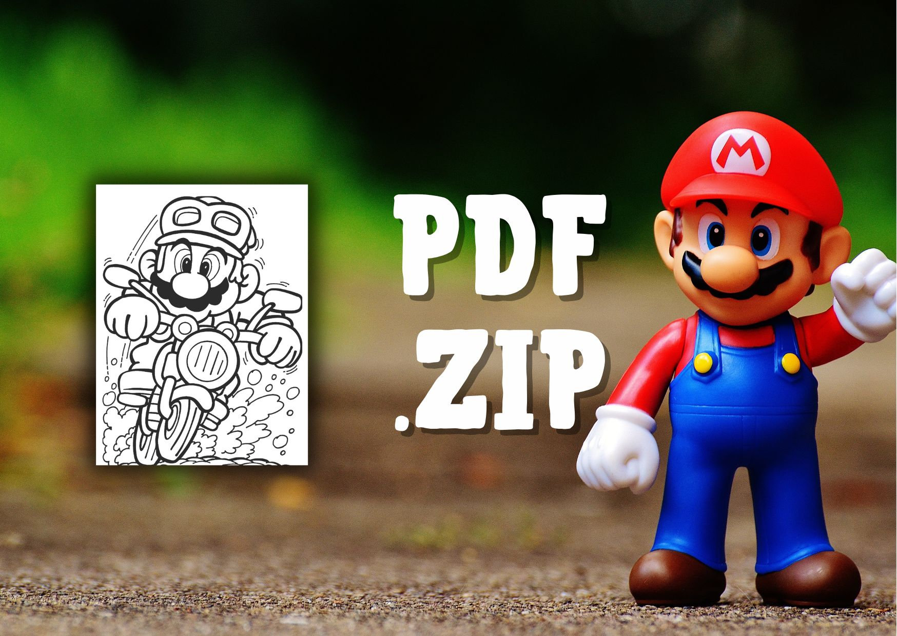 60 Super Mario Coloring Pages, Super Mario Party, Mario Bros - Etsy