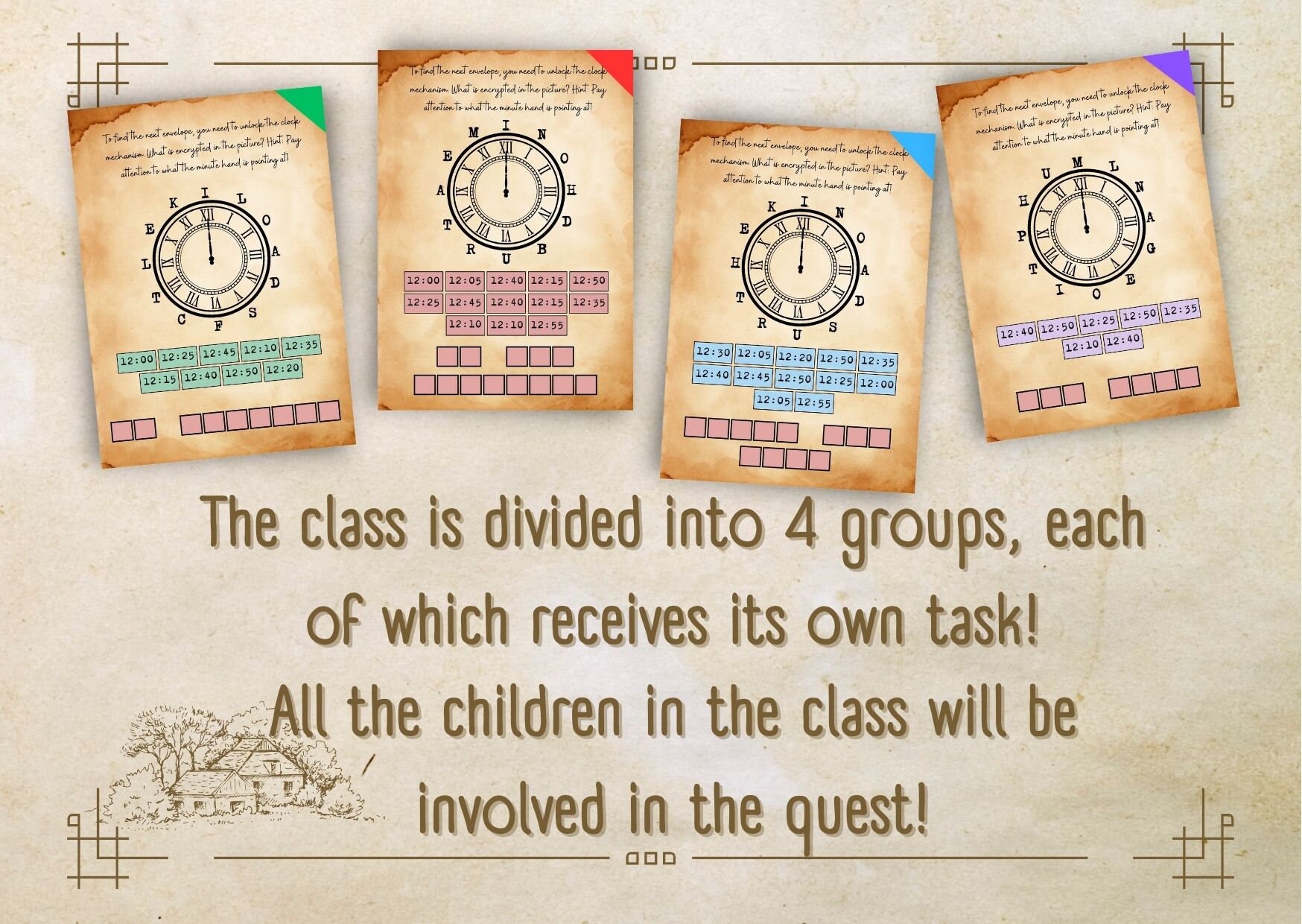 Classroom Escape Room, Teacher Printable, Classroom Game, Printable ...