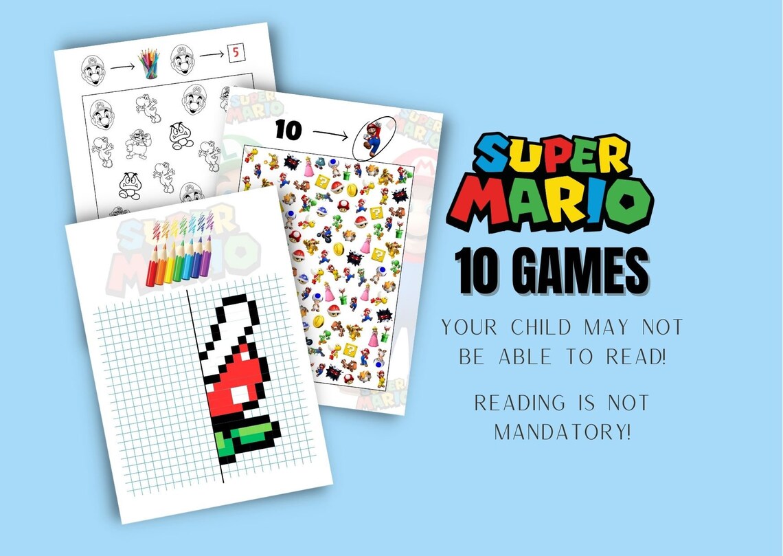 Super Mario, Escape Room, Super Mario Party, Mario Brothers - Etsy