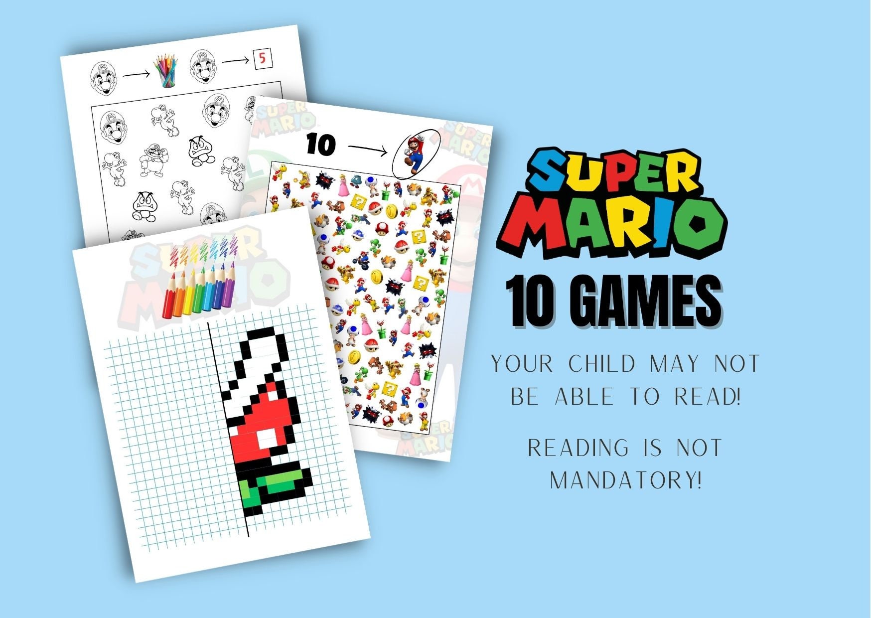 Super Mario, Escape Room, Super Mario Party, Mario Brothers - Etsy