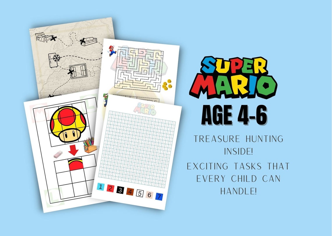 Super Mario, Escape Room, Super Mario Party, Mario Brothers - Etsy