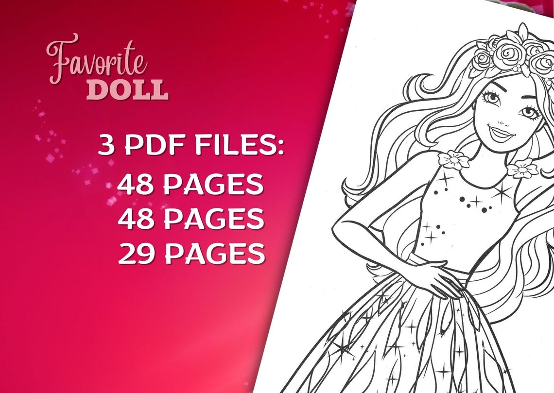 125 Coloring Pages for Girls, Coloring Book, Printable Coloring - Etsy