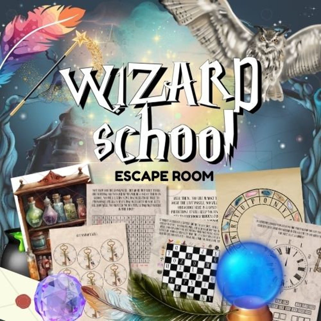 Wizard, Escape Room, Escape Room Kids, Kid Escape Room, Scavenger Hunt ...