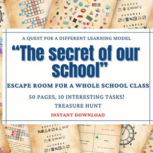 Classroom Escape Room, Teacher Printable, Classroom Game, Printable ...