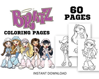 Bratz Mermaid Coloring Pages