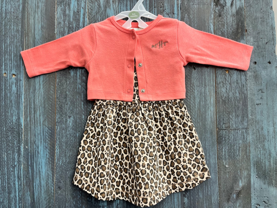 Personalized Embroidered Baby Girl Dress Set. Custom With Monogram or ...