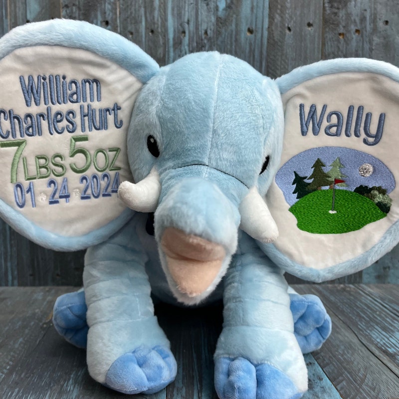 Birth Stat Elephant - Etsy