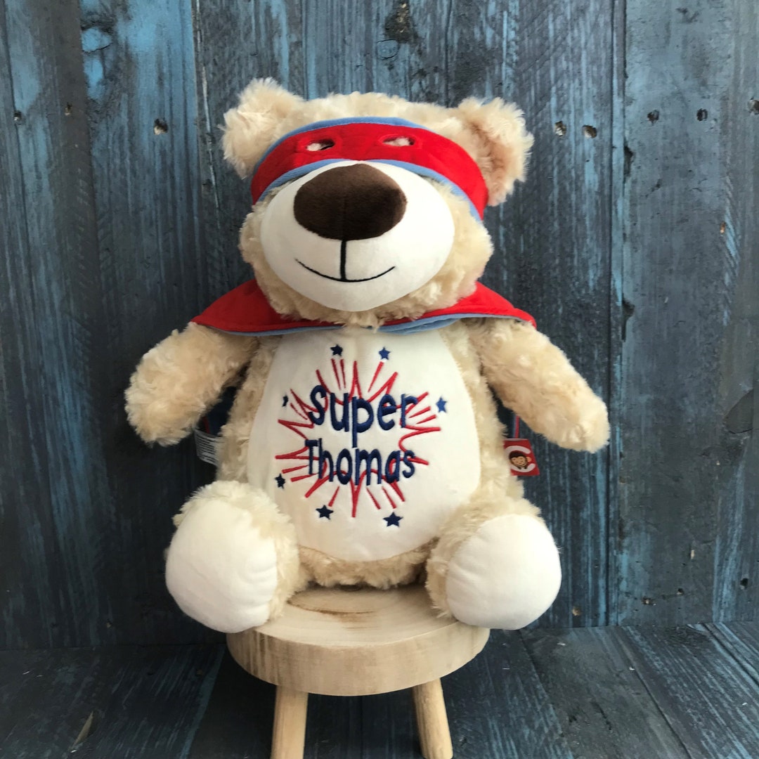 Personalized Embroidered Stuffed Plush Animal for Baby, Gift or ...