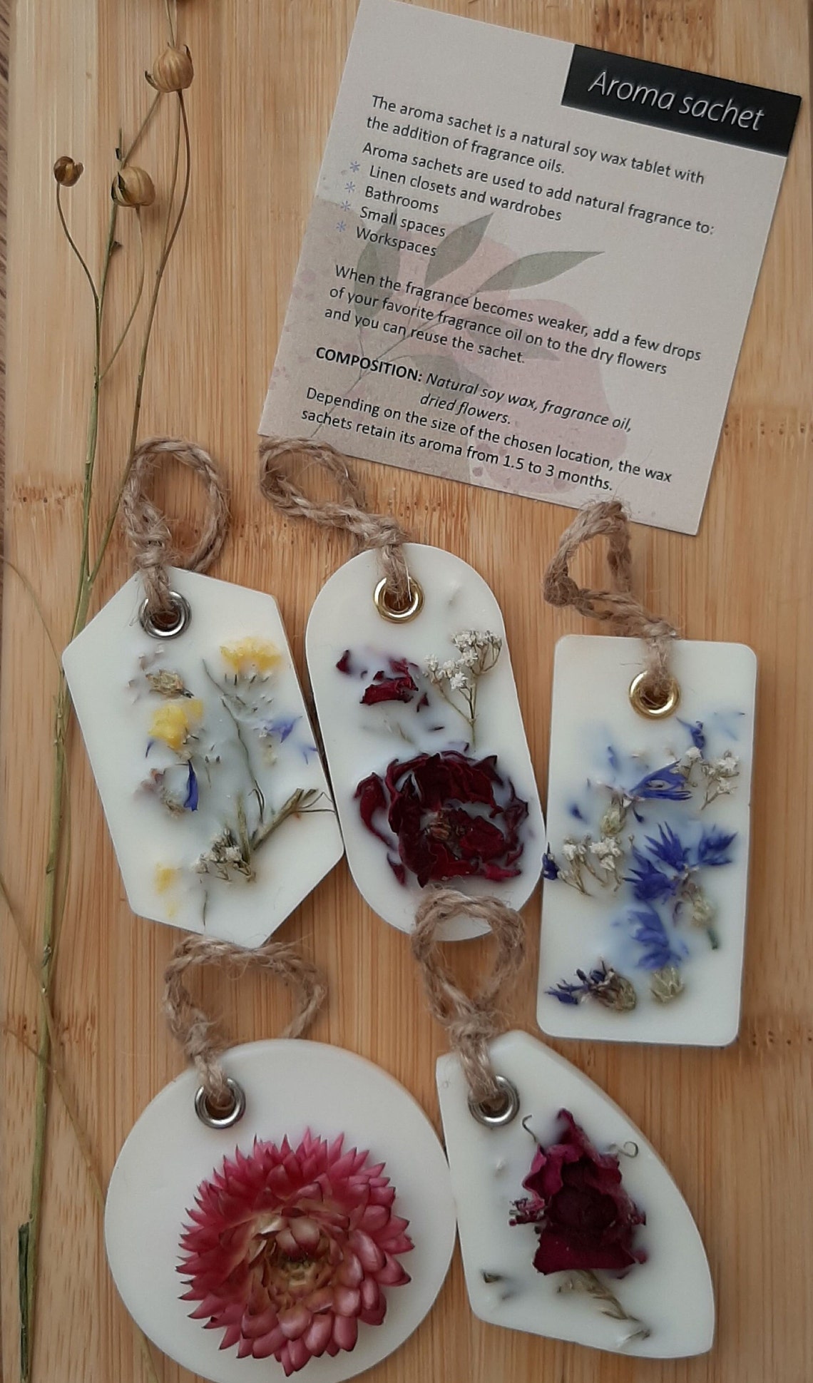 Soy Wax Sachet Scented Wax Sachets With Soy Wax , Air Fresheners ,home ...