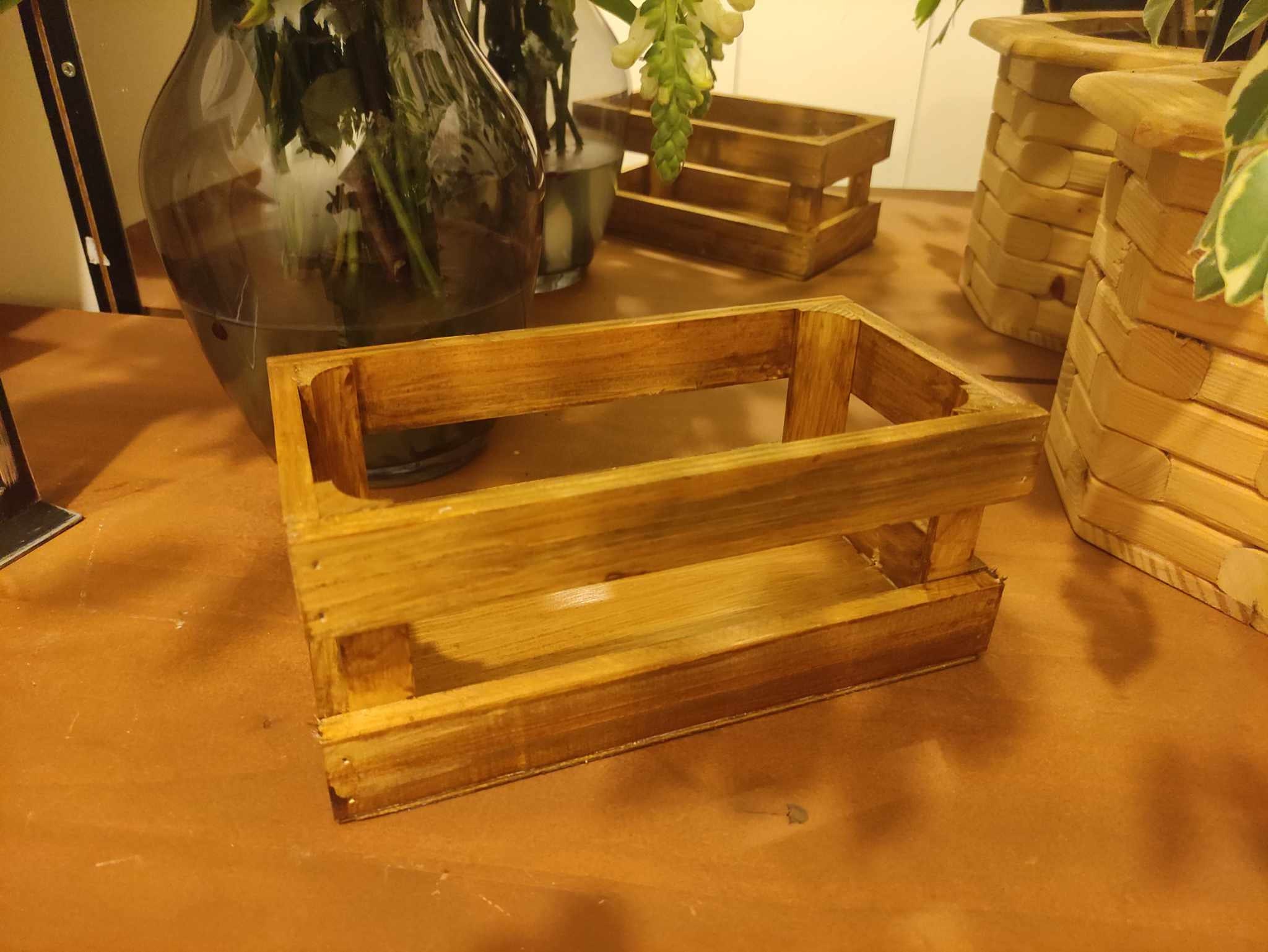 Small Wooden Crate 215/120/95 - Etsy