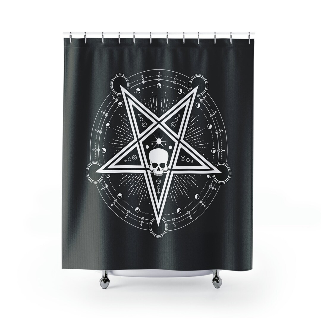 Witchcraft Pagan Occult Black Magic Tarot Gothic Shower - Etsy