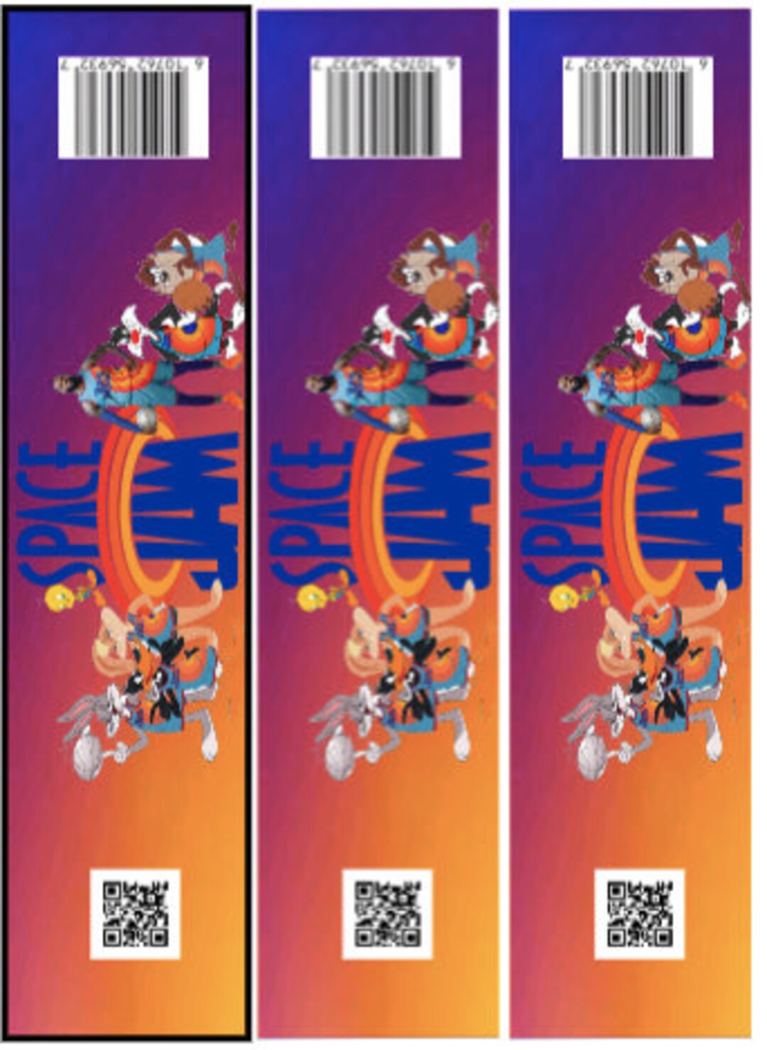Spacejam Water Bottle Labels - Etsy