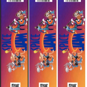 Spacejam Water Bottle Labels - Etsy