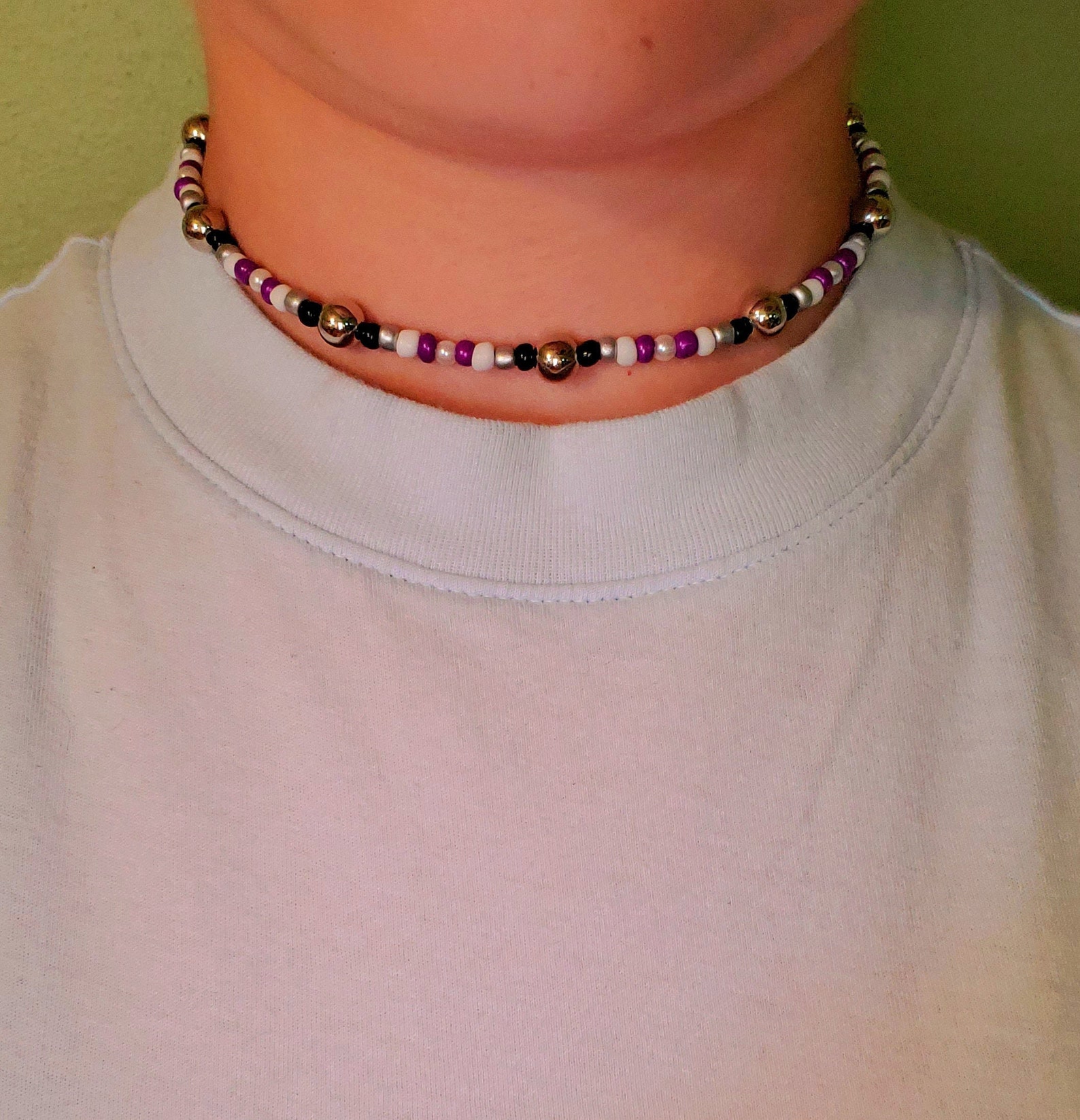 Beaded Pride Choker, Adjustable Pride Inspired Necklace - Etsy UK