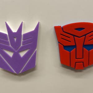 Transformers Magnets | Autobot & Decepticon Emblems | Handmade ...
