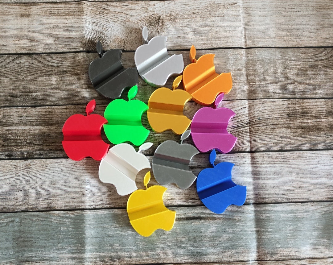 Apple Logo Phone Stand / Holder - 3D Printed. A Great Present for ...