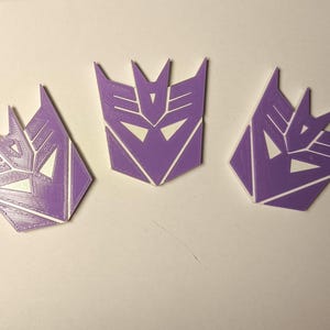 Transformers Magnets | Autobot & Decepticon Emblems | Handmade ...
