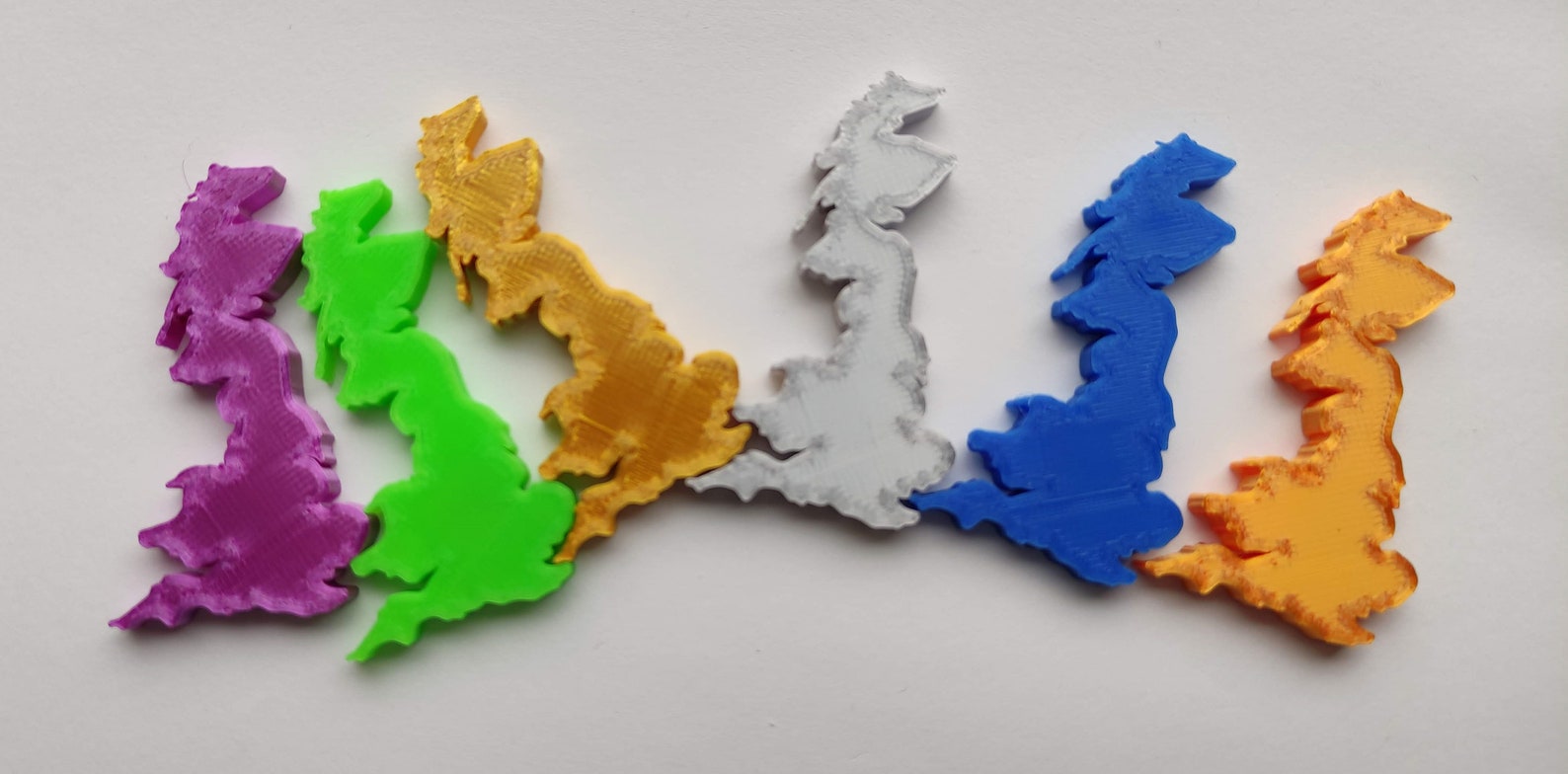 European Countries 3d Printed as Fridge Magnets. A Great Present for ...