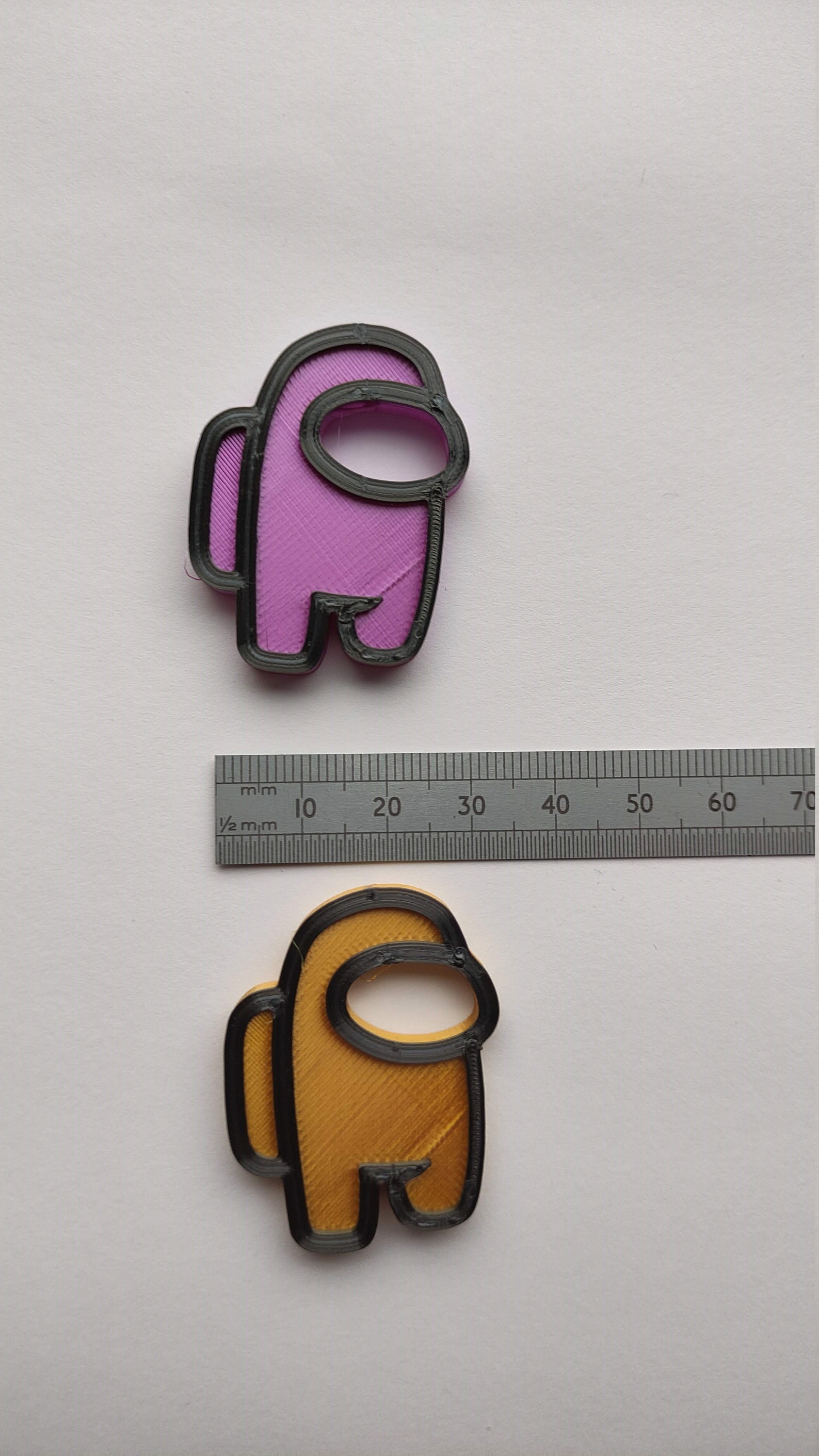 Among Us Fridge Magnet and Keychain 3d Printed. A Great Present for ...