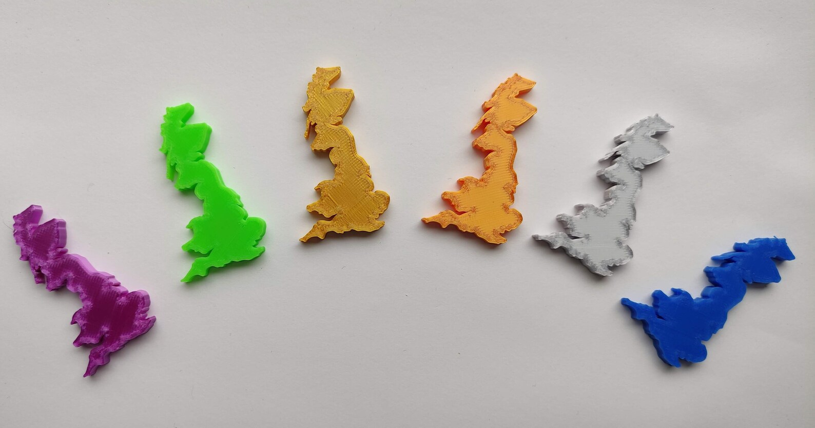 European Countries 3d Printed as Fridge Magnets. A Great Present for ...