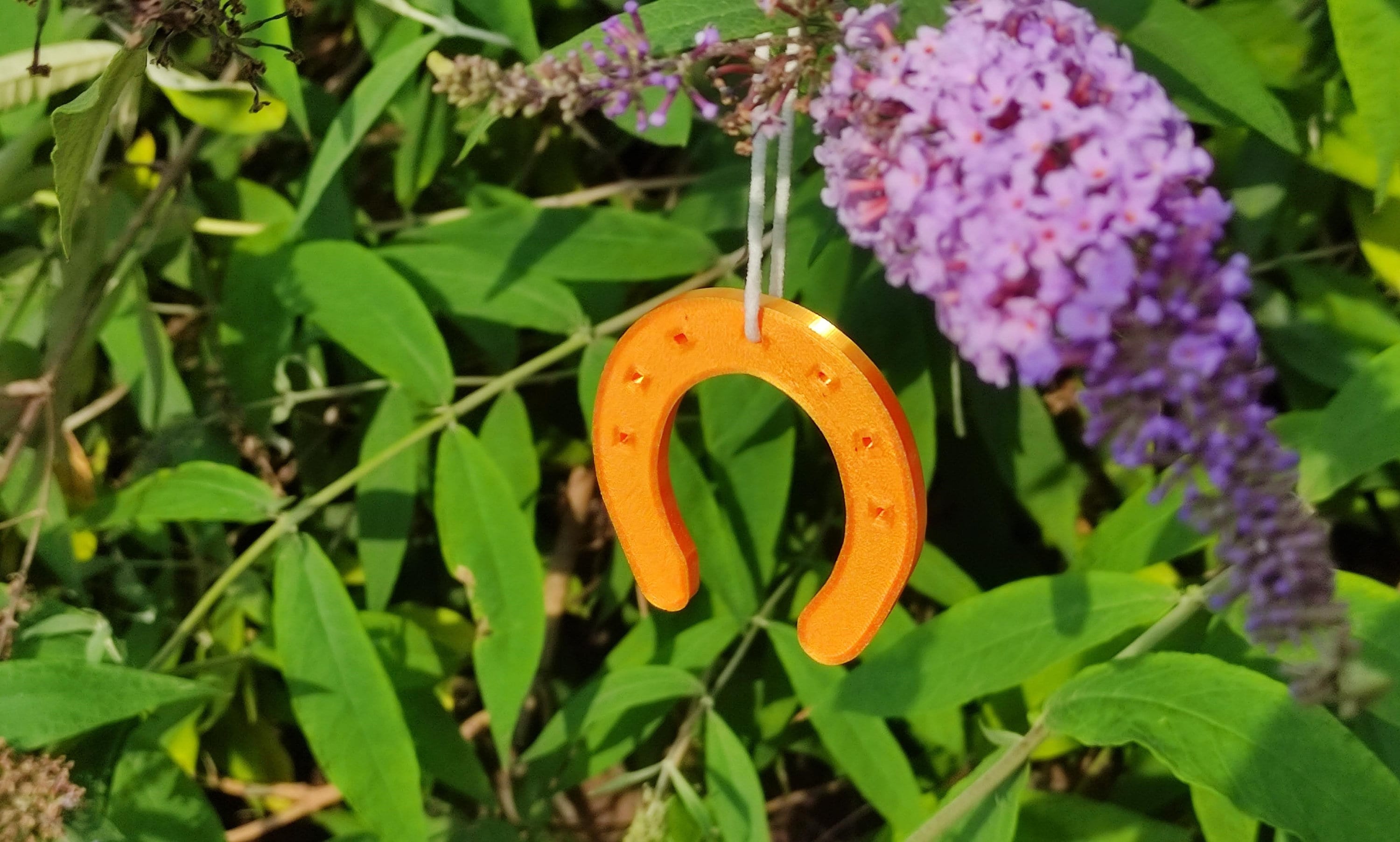 Horseshoe Good Luck Charm Fridge Magnet, Keychain, Keyfob, Ornament ...