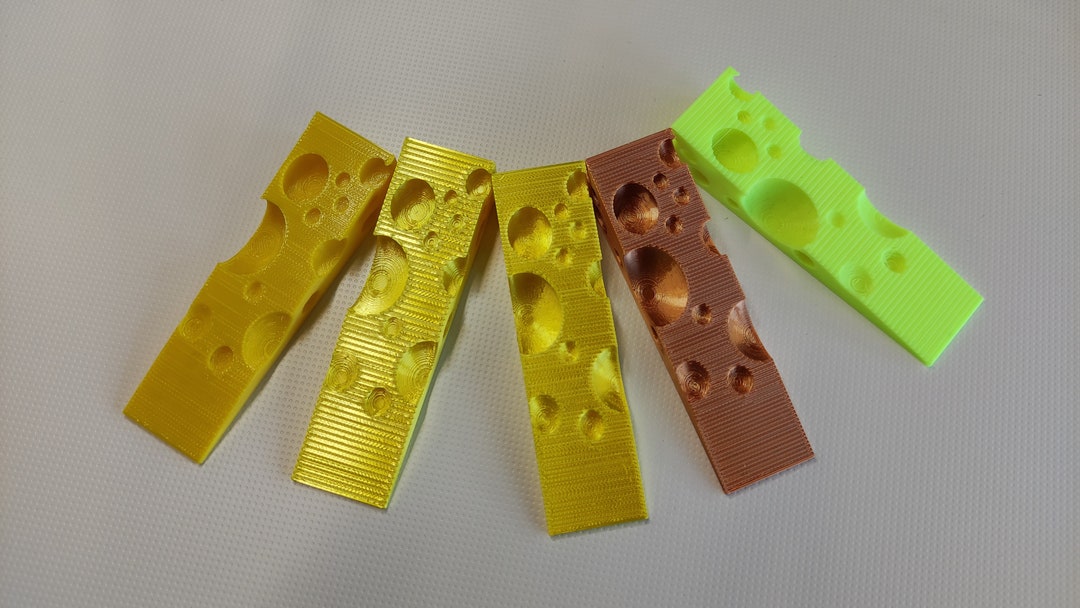 3D Printed Cheesy Door Stop Perfect Gift Fun Home Office Decor in ...