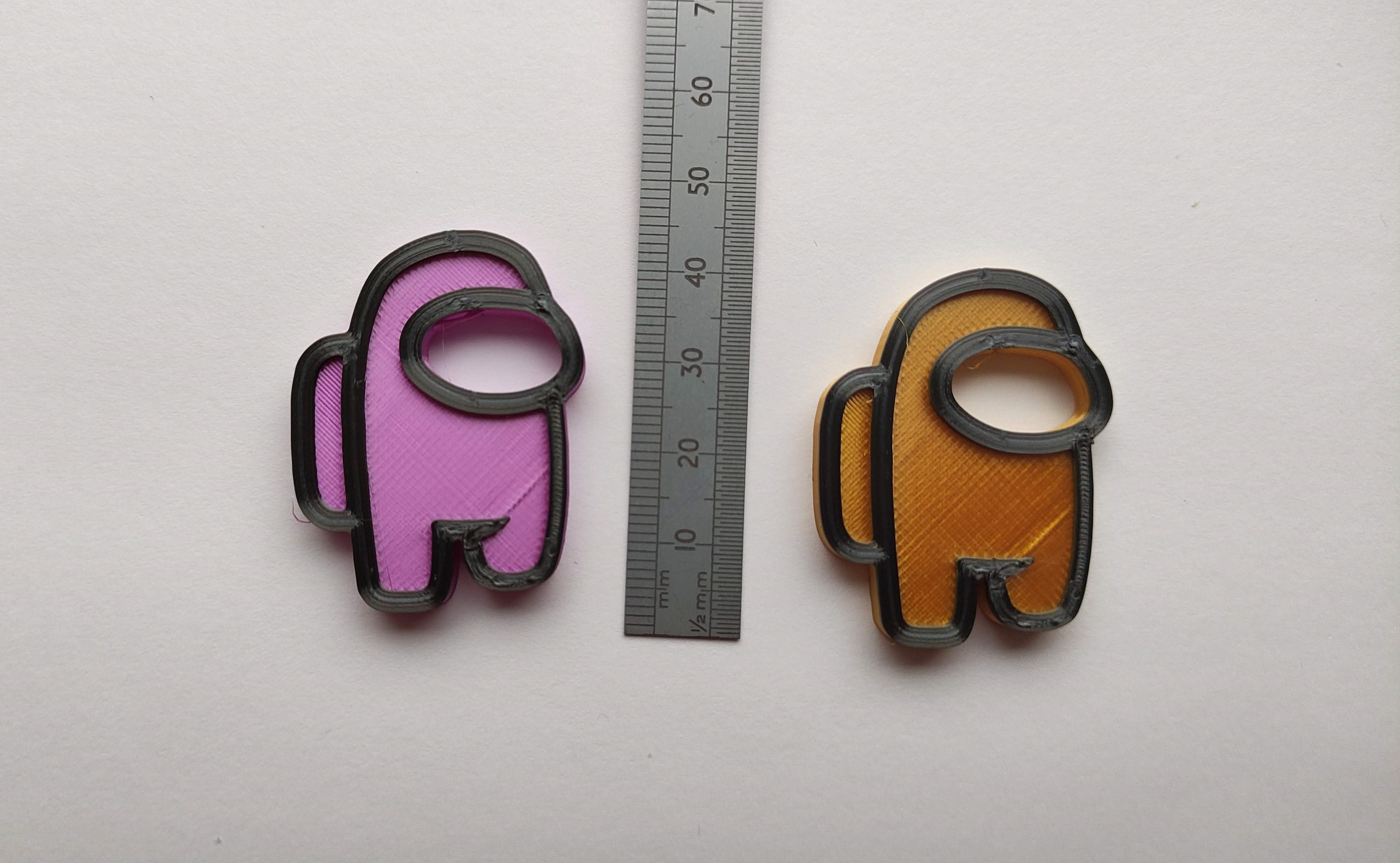 Among Us Fridge Magnet and Keychain 3d Printed. A Great Present for ...