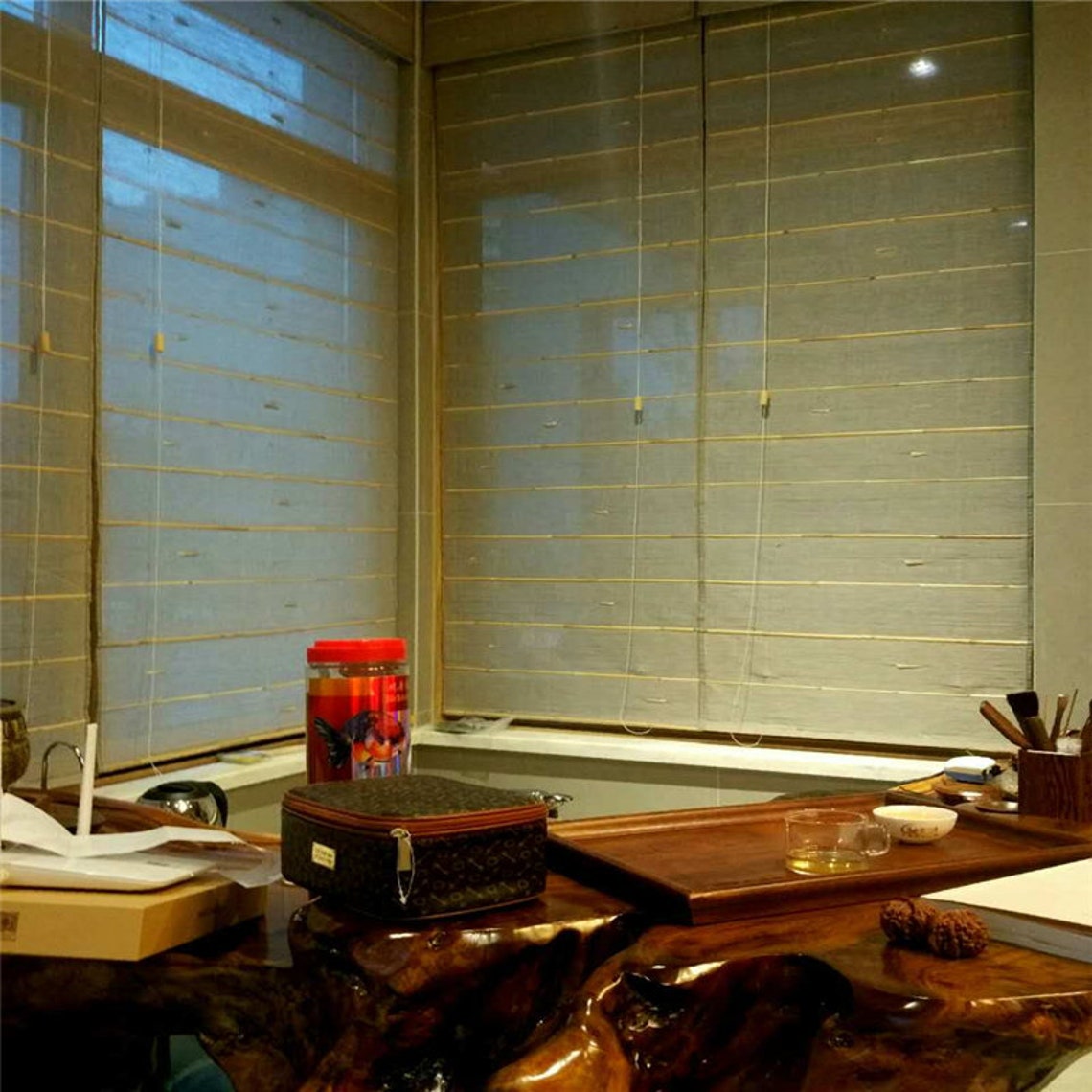 Naturalhandmadeblinds Roller Blinds Curtains Sunshades - Etsy