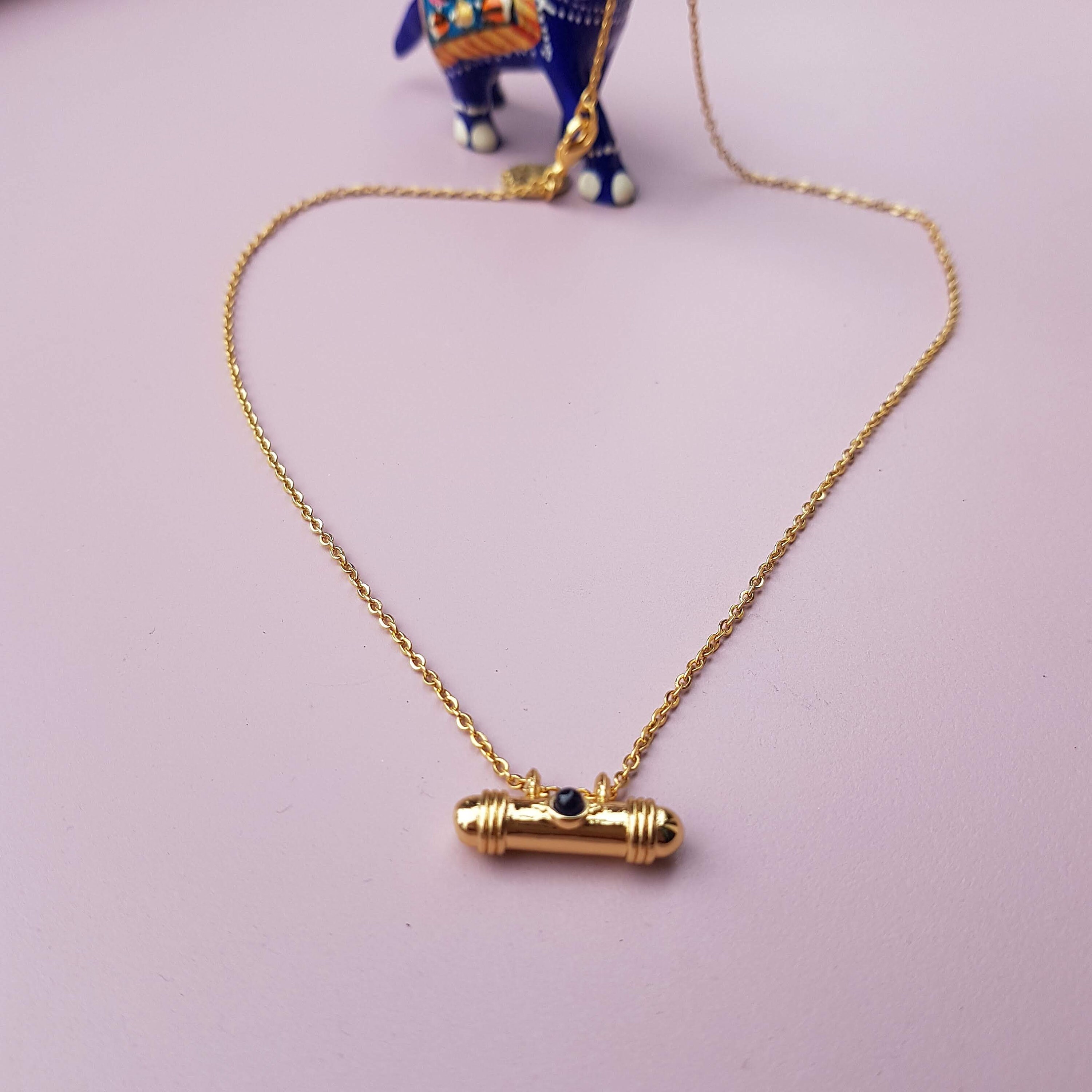 Talisman Amulet Taweez raja Gold Necklace, Fine Chain, Indian Necklace ...