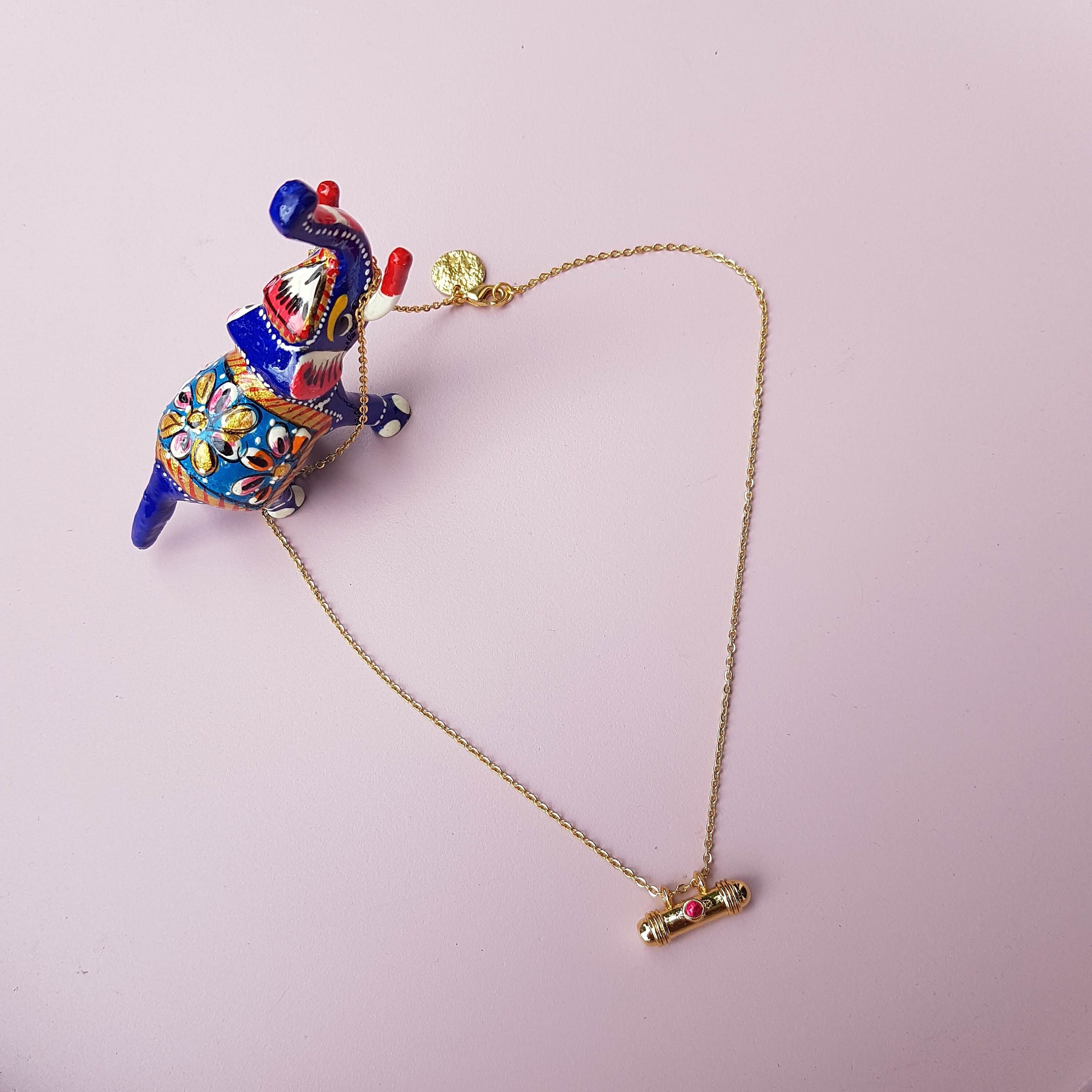 Talisman Amulet Taweez raja Gold Necklace, Fine Chain, Indian Necklace ...