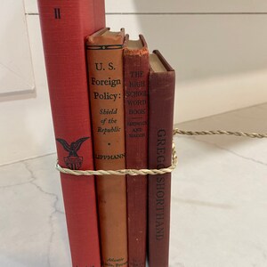 Vintage Red Book Bundle - Etsy