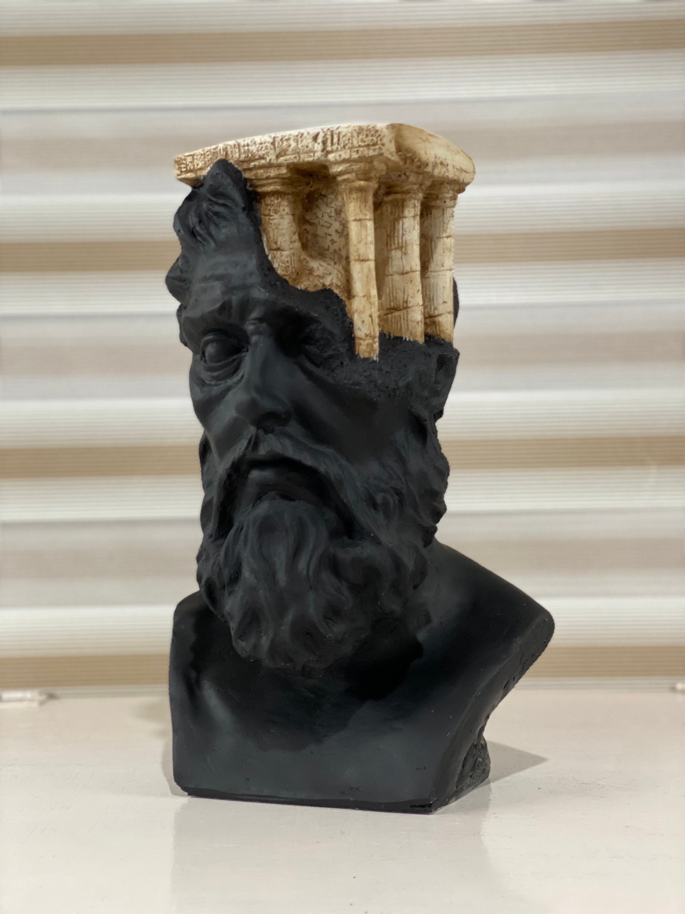 Zeus Sculpture Statue Large Zeus Statue Greek Bust Statue - Etsy