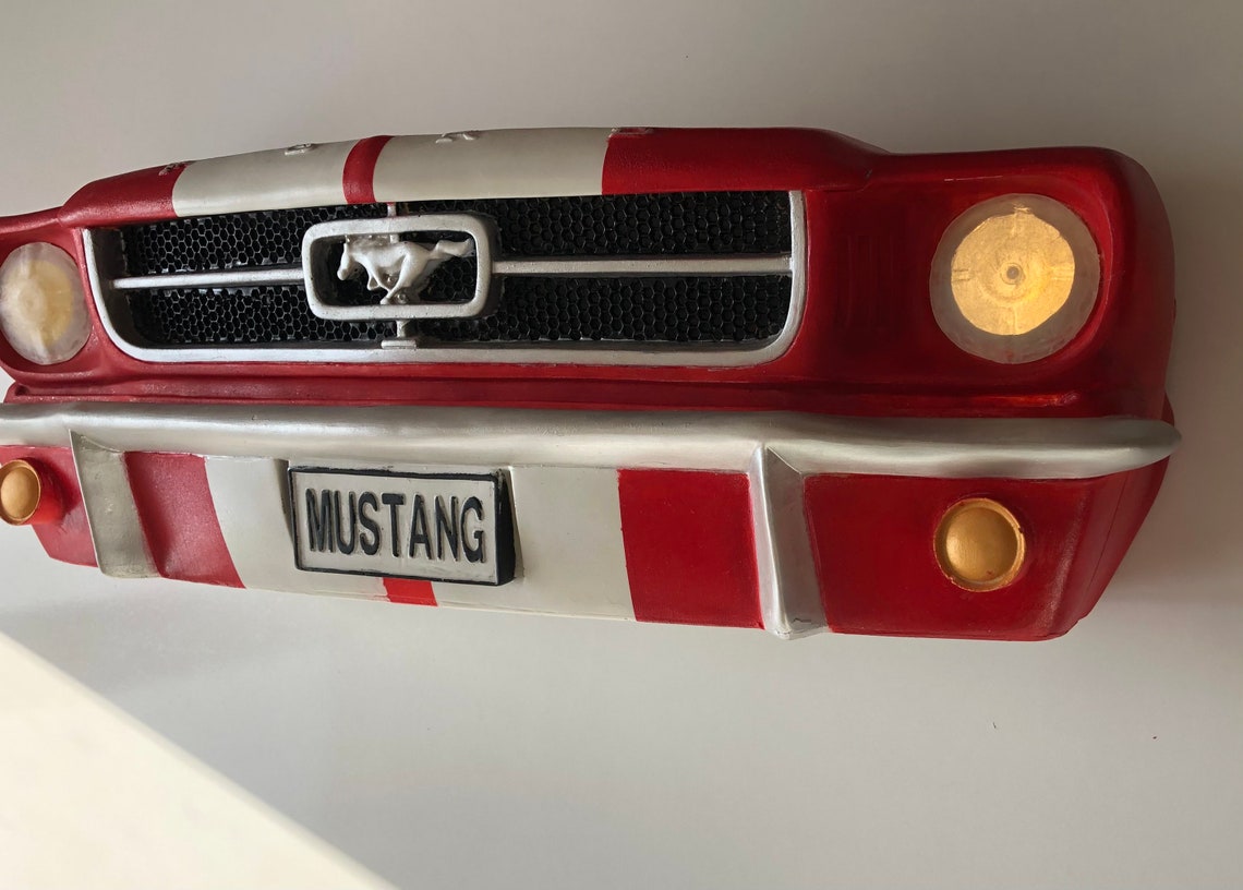 Ford Mustang Wall Sculpture, Mustang Wall Statue, Antique Decor ...