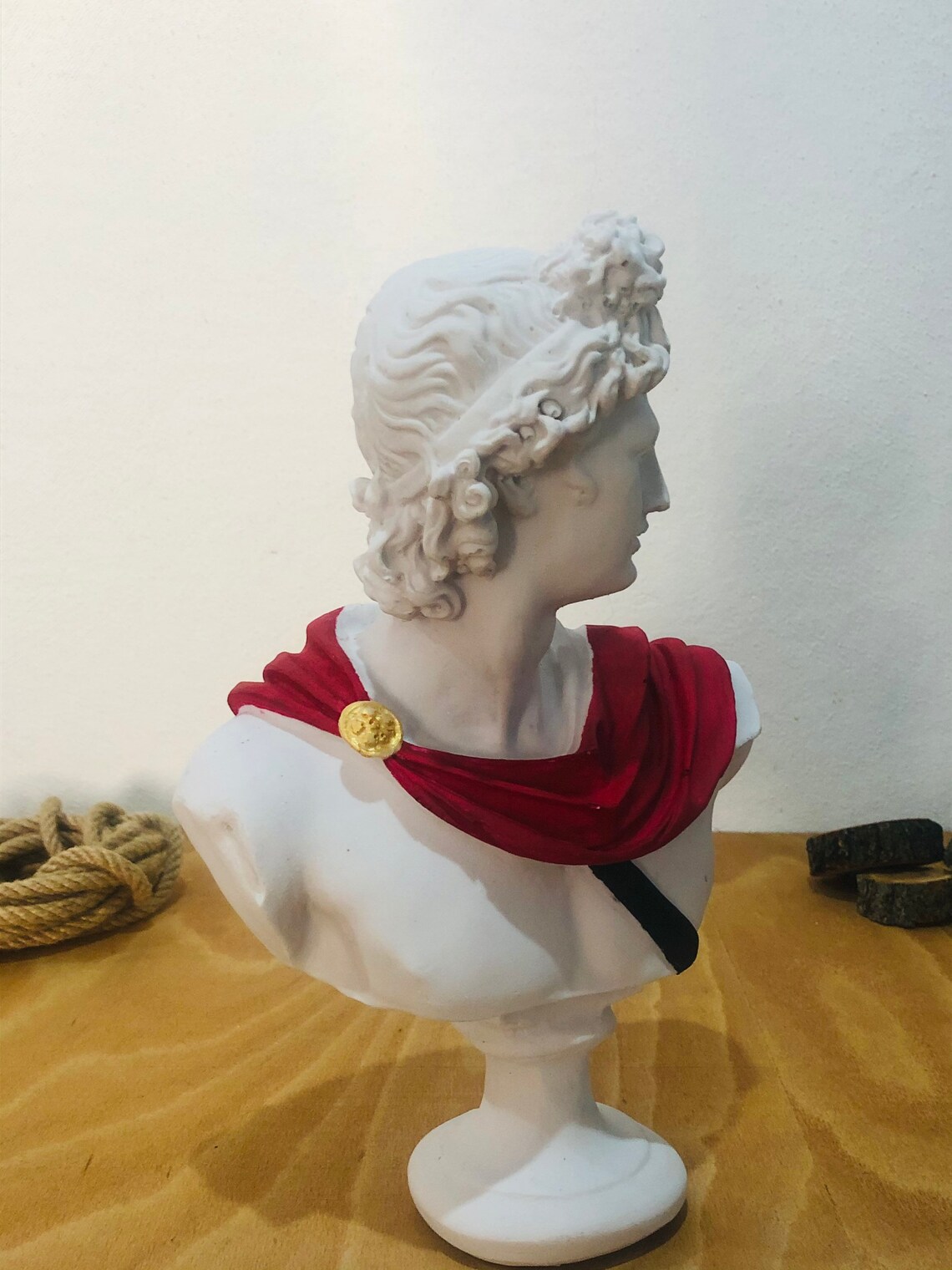 Apollo Sculpture Statue Apollo Bust Statue Large Apollo - Etsy