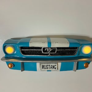 Ford Mustang Wall Decor, Mustang Wall Statue, Antique Decor, Mustang ...