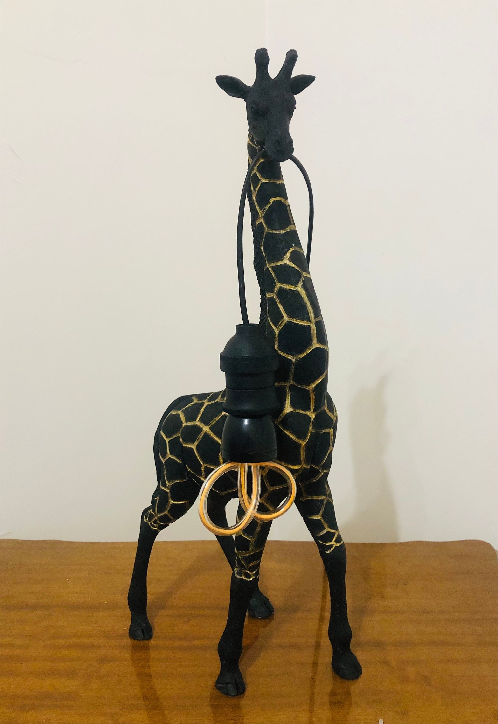 Giraffe Lamp Giraffe Sculpture Statue Animal Lamp Animal - Etsy