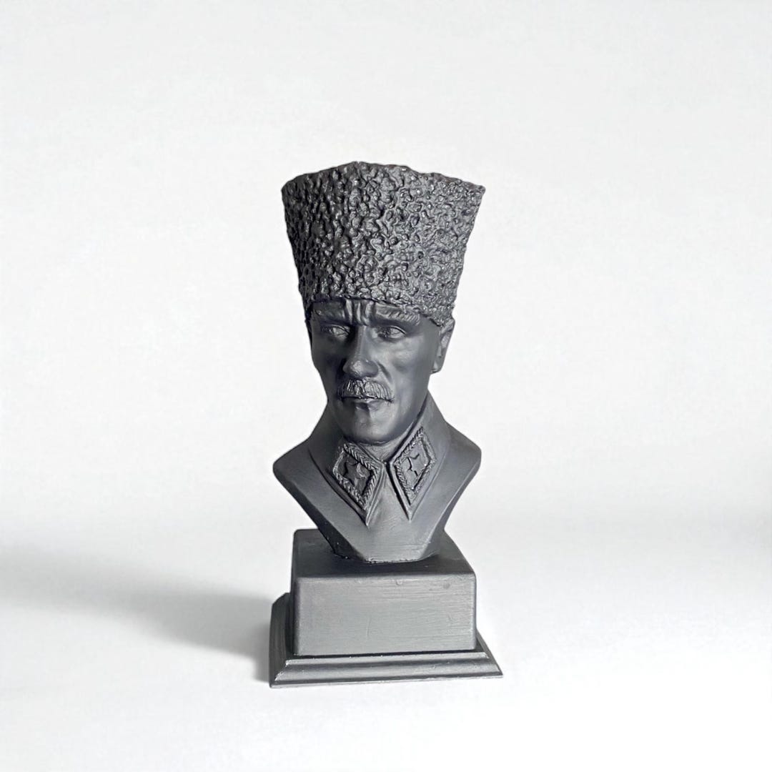 Mustafa Kemal Ataturk Bust Statue, Large Ataturk Sculpture, Father of ...