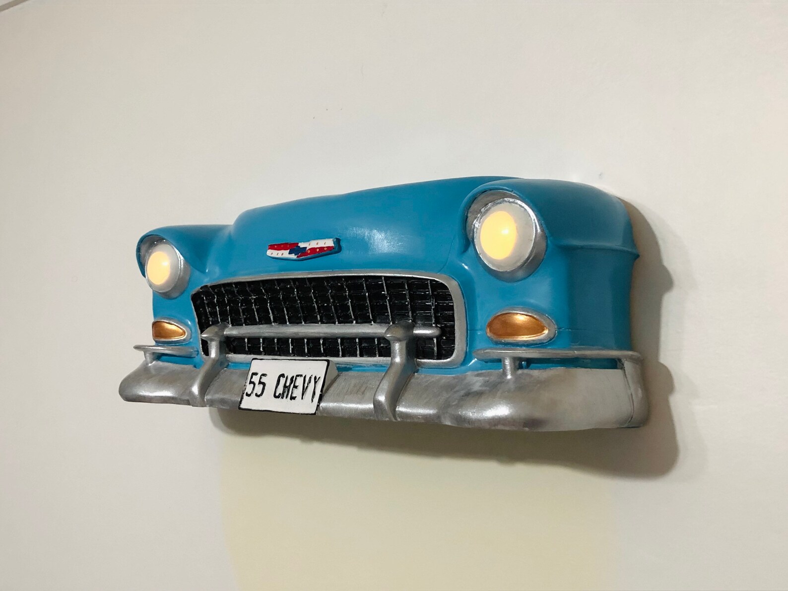 Chevrolet Statue Sculpture, Chevrolet Chevy 55 Front Side Wall ...