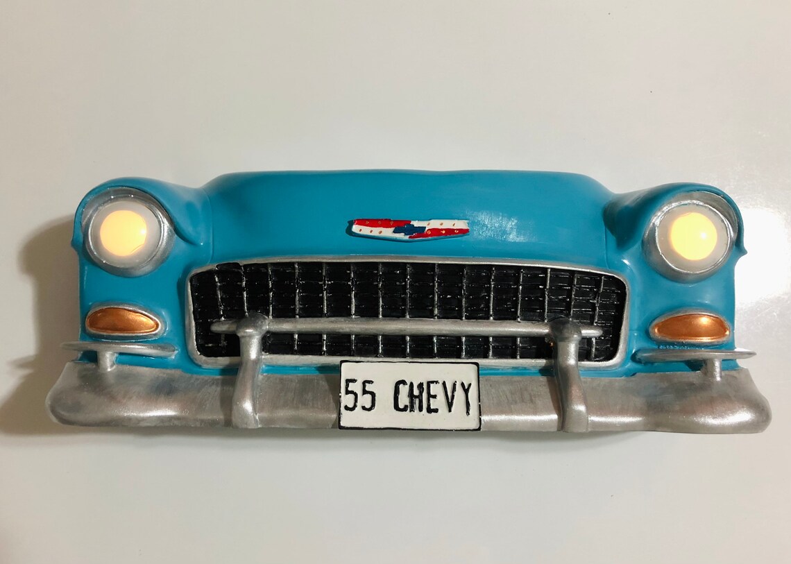 Chevrolet Statue Sculpture, Chevrolet Chevy 55 Front Side Wall ...