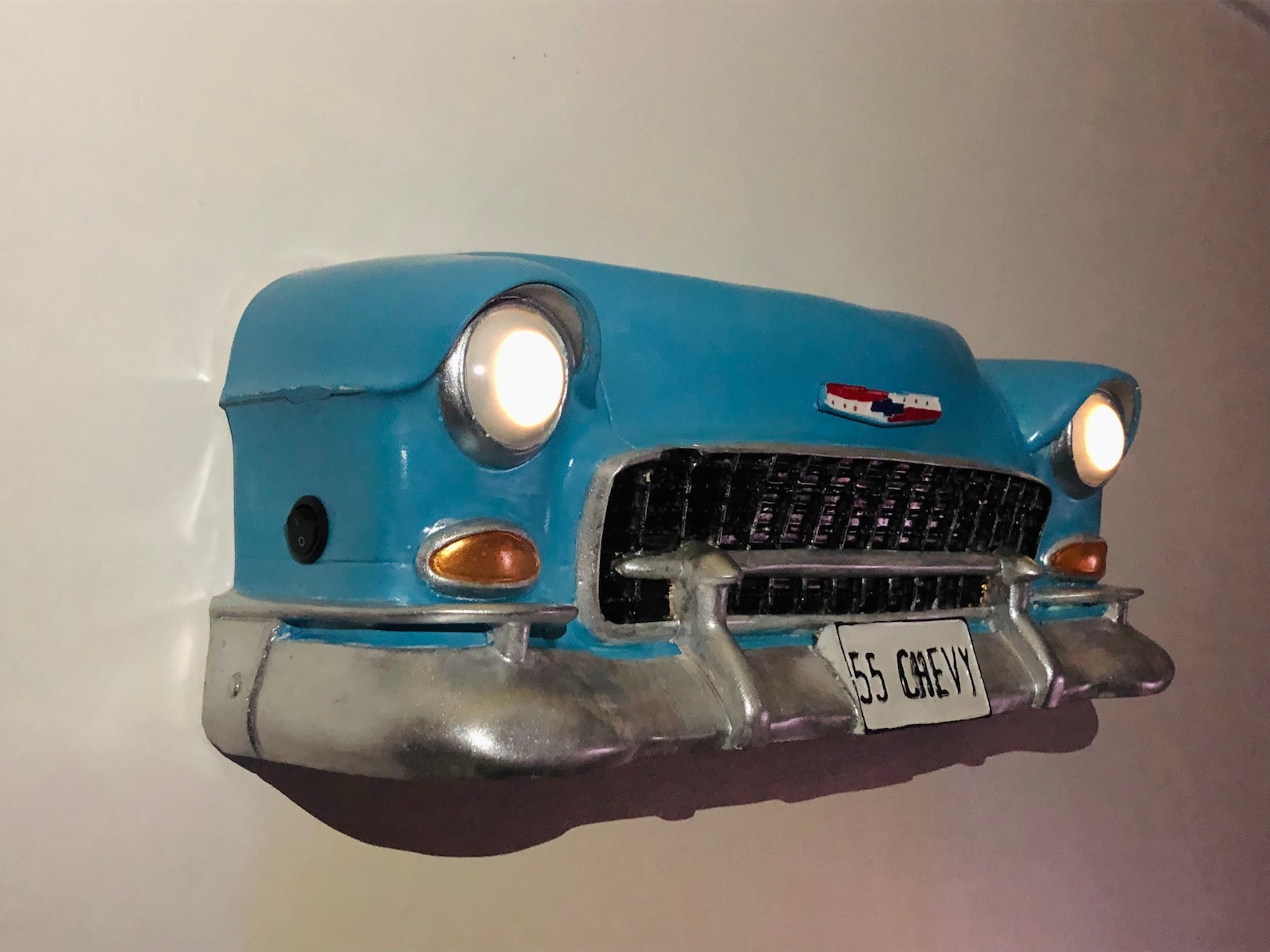 Chevrolet Statue Sculpture, Chevrolet Chevy 55 Front Side Wall ...